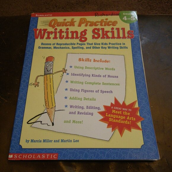 Scholastic | Office | Quick Practice Writing Skills Reprocucibles ...